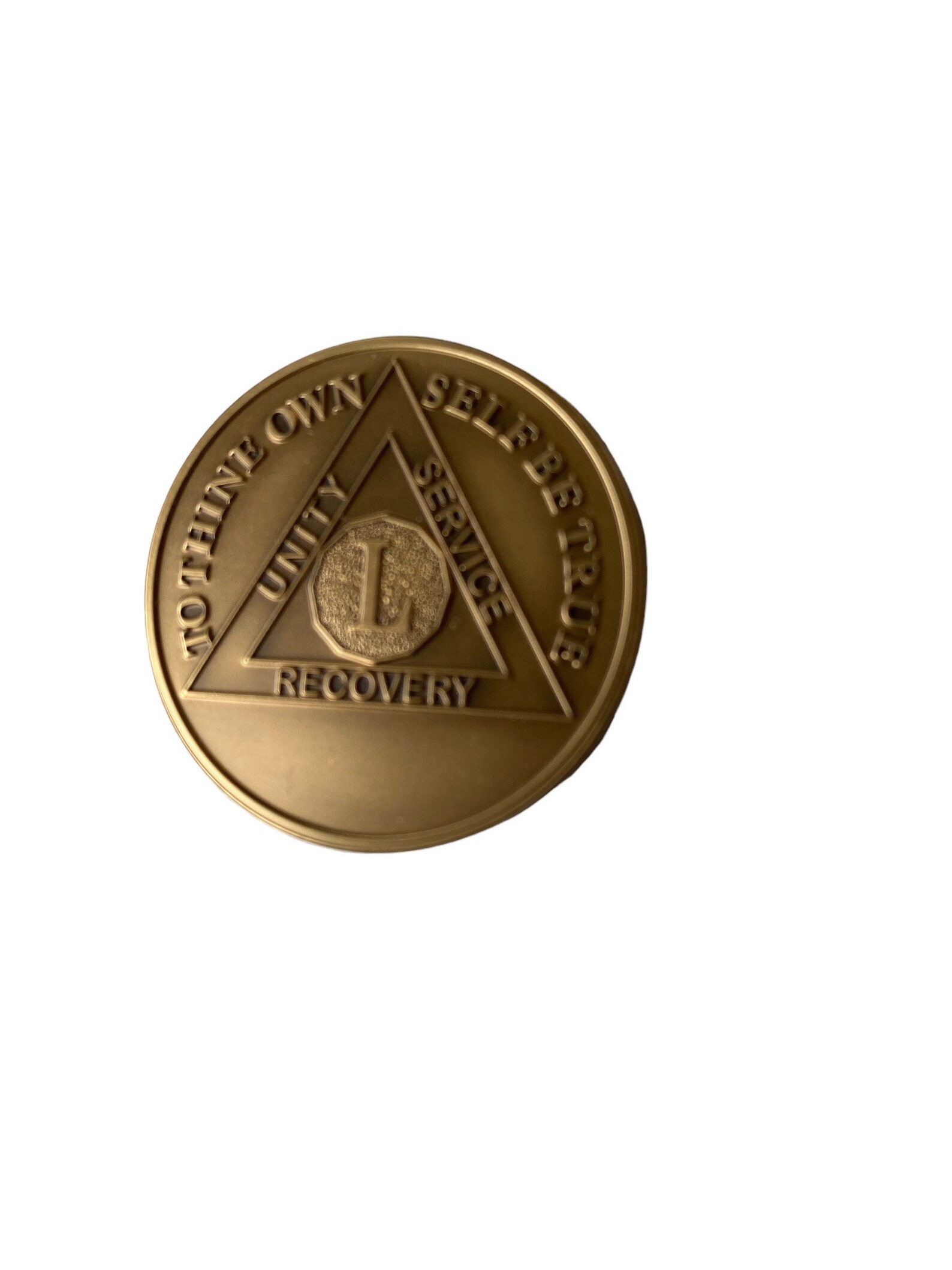 50 Year AA Medallion Premium Bronze Lion Back Sobriety Chip - Etsy