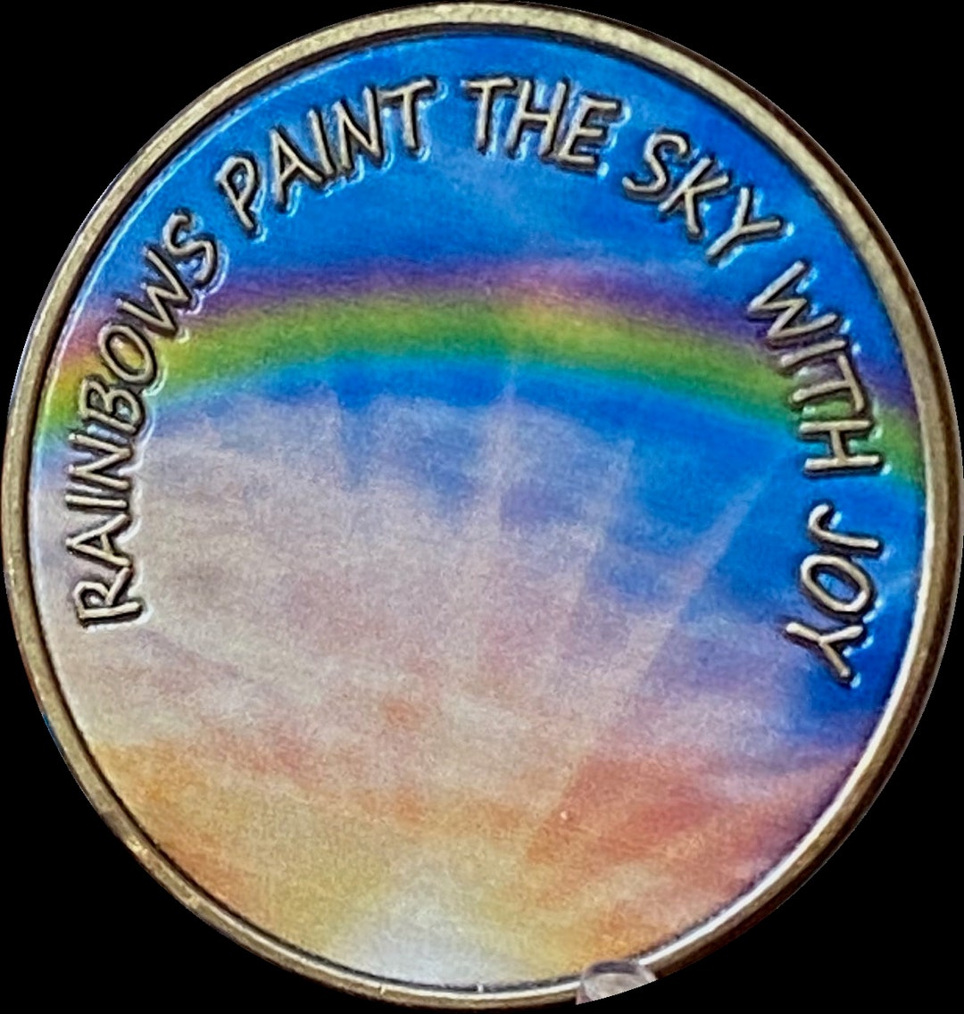 Rainbows Paint the Sky With Joy Serenity Peace Within the Storm ...