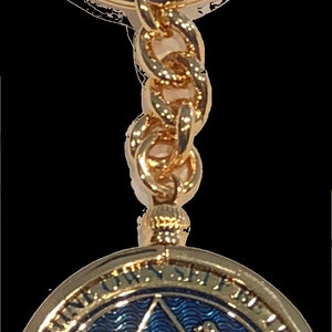 AA Medallion Keychain Chip Holder Fits 33x3mm Recoverychip Reflex ...