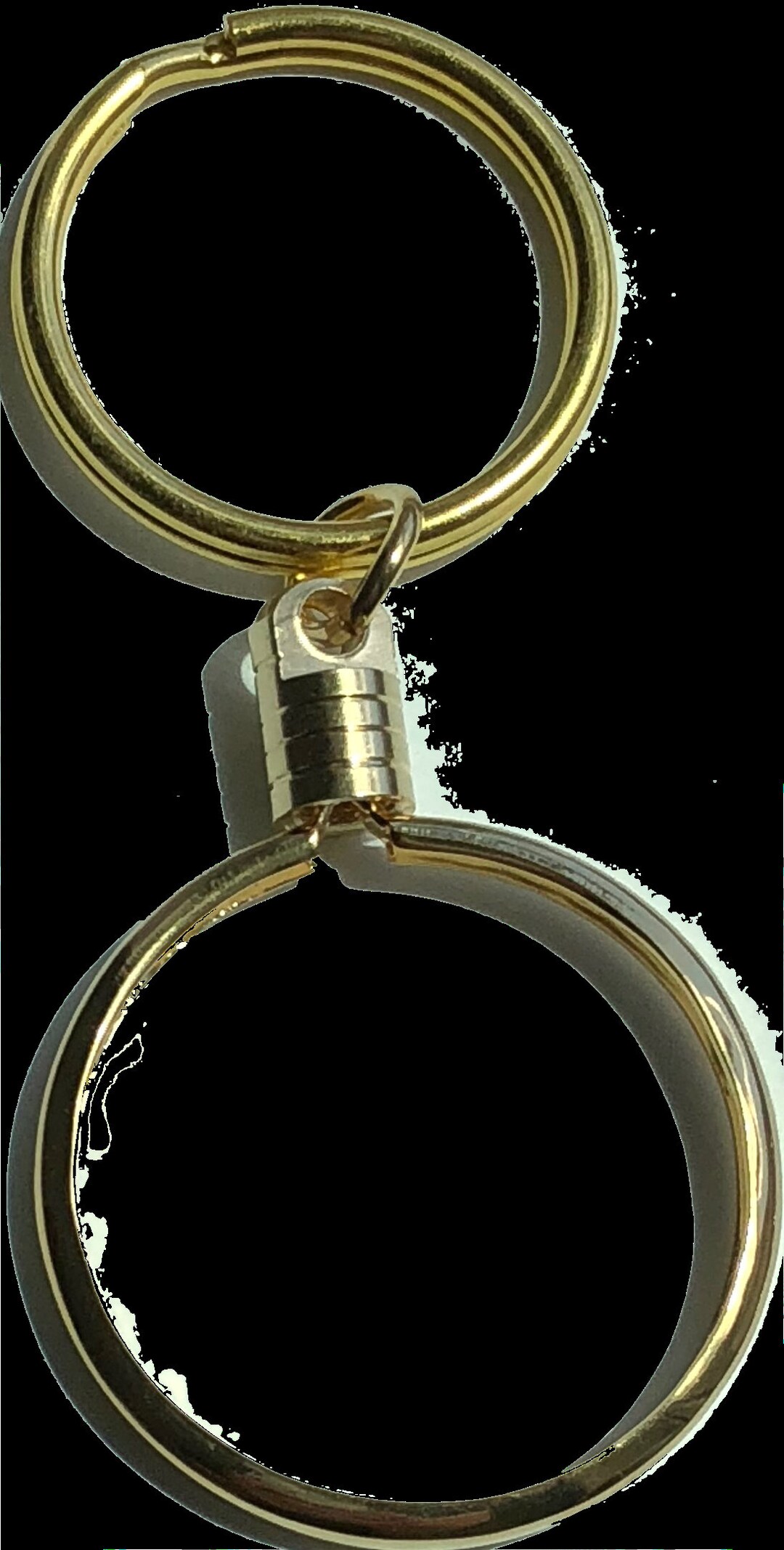 Gold Plated Keychain Holder for Recovery Mint or Wendells AA or NA ...