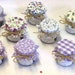 100 X Fabric Jam Jar Tops Wedding Jam Covers 3 Sizes Avalible Twine ...
