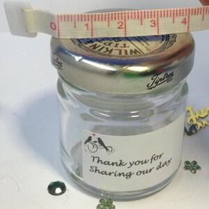 100 X Fabric Jam Jar Tops Wedding Jam Covers 3 Sizes Avalible Twine ...