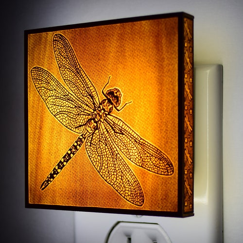 Dragonfly Night-light Wall Art Bug Insect Lamp | Etsy