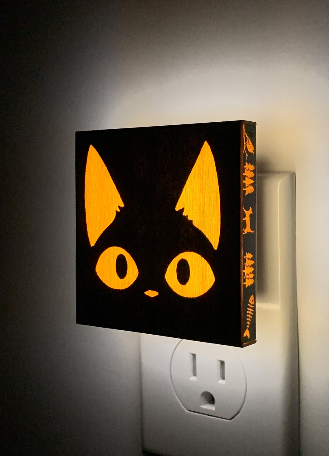 Black Cat Nightlight - Etsy
