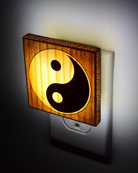 Yin Yang Night Light - Etsy