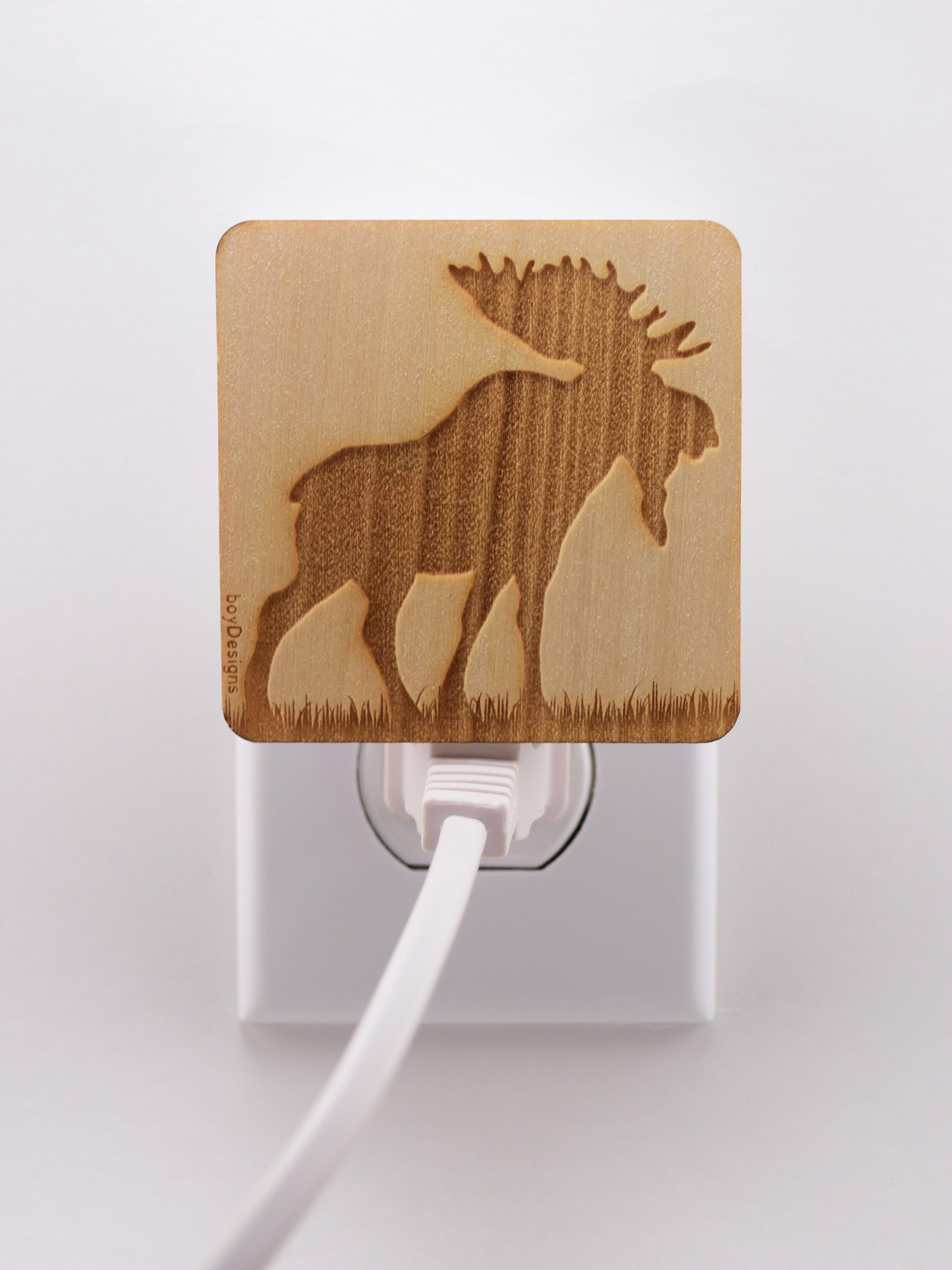 National Park Rustic Moose Lantern Night Light Walking in the - Etsy