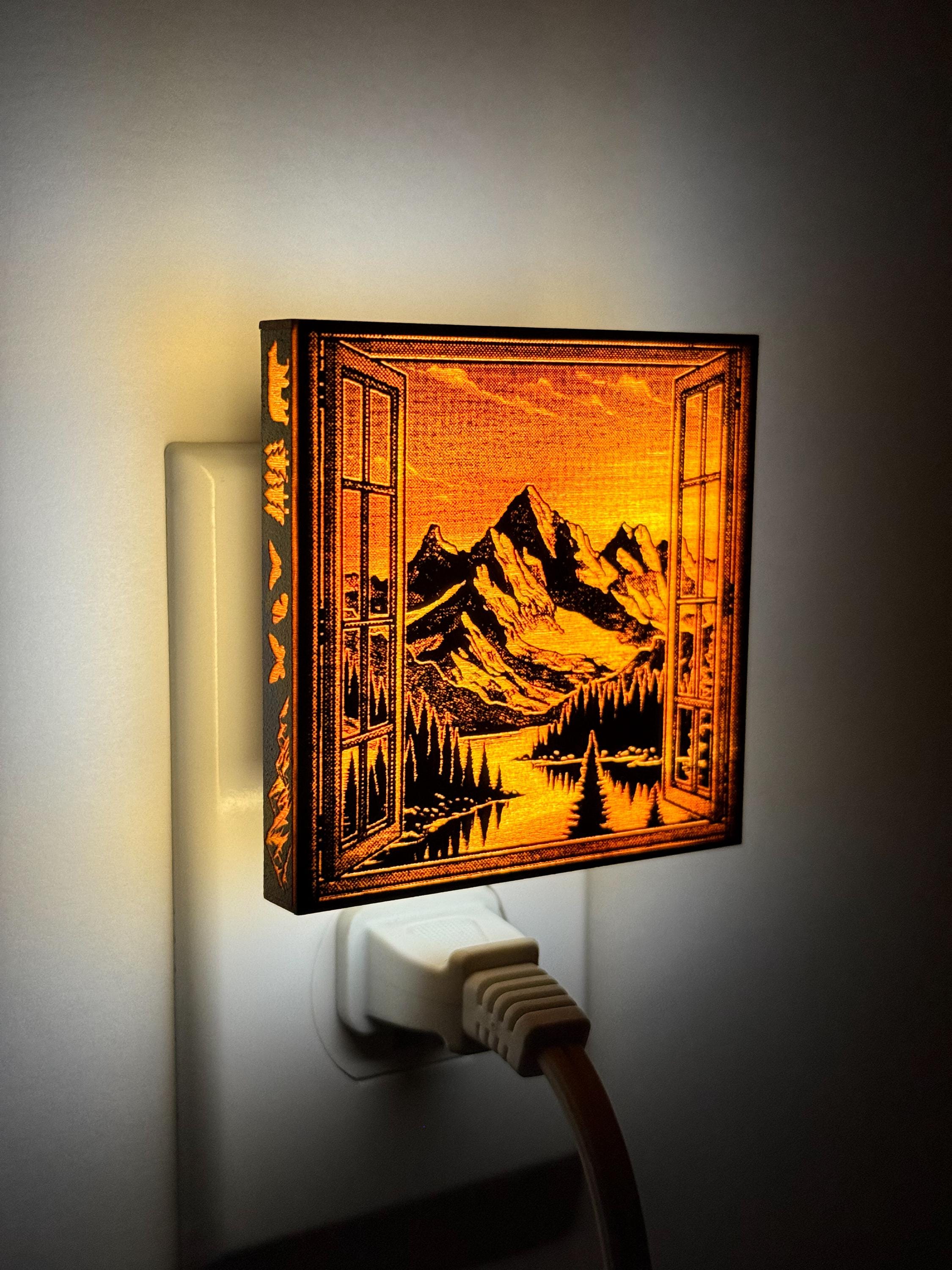 Alpine Window - Night Light - Etsy