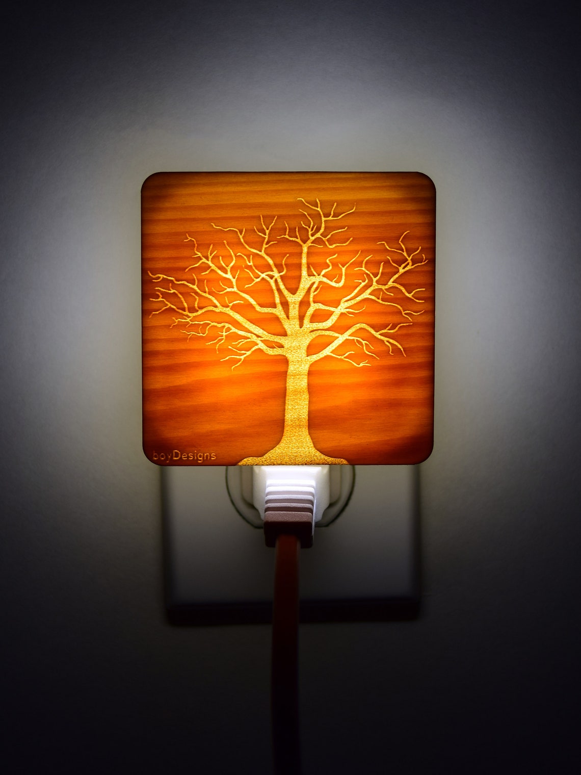 Tree Night Light Bonsai Rustic Decor Tree of Life - Etsy