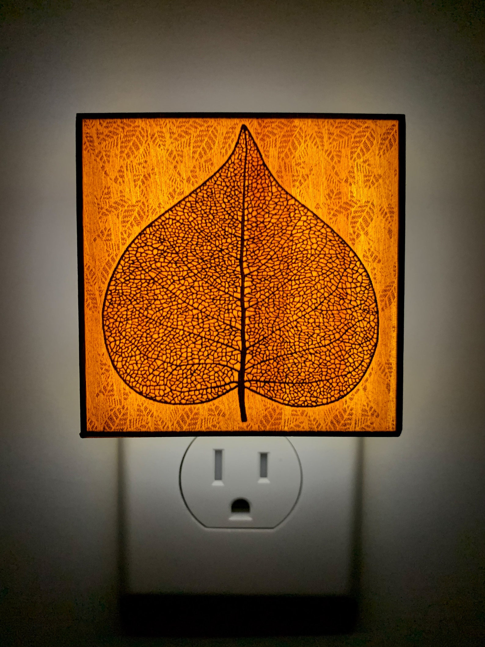 Heart Leaf Night Light - Etsy