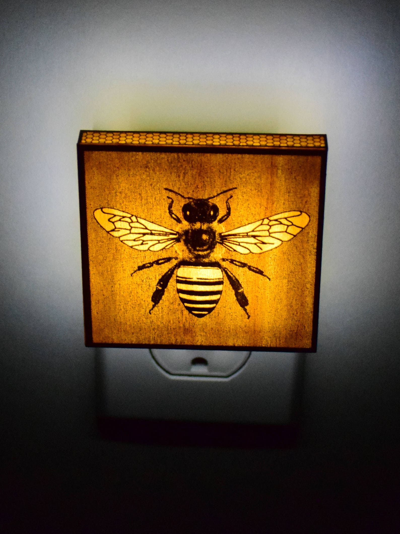 The Bee Night Light Garden Insect Bug Bugs Lantern - Etsy