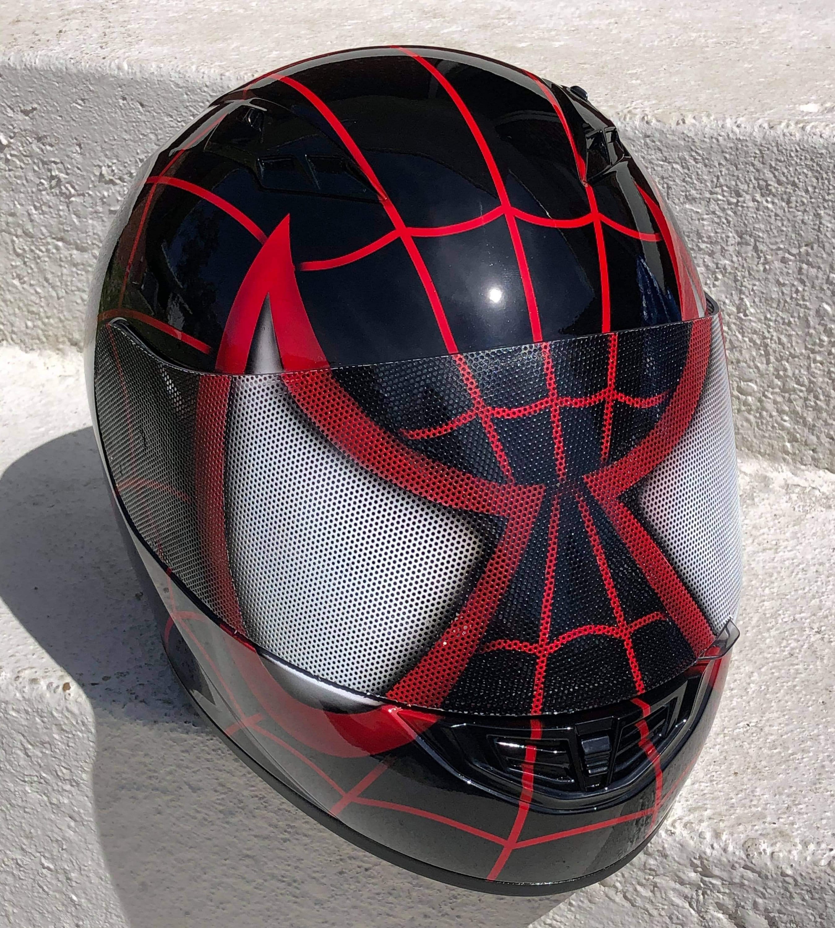 Spiderman Motorcycle Helmet