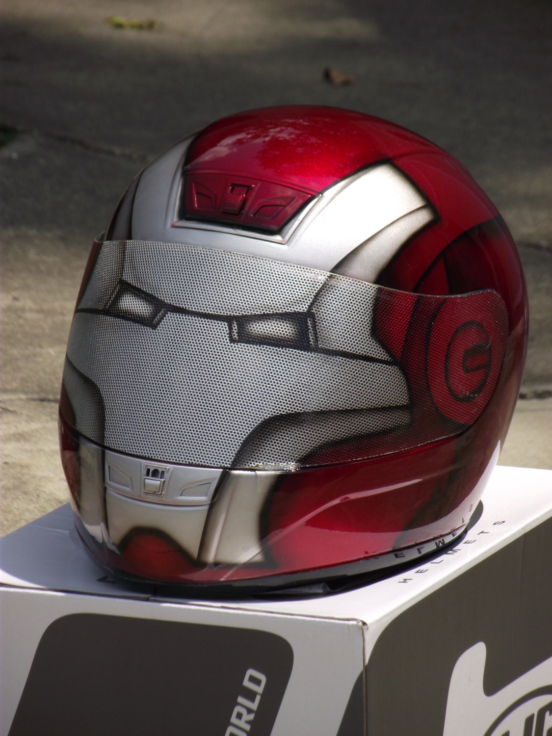 Iron Man Motorcycle Helmet