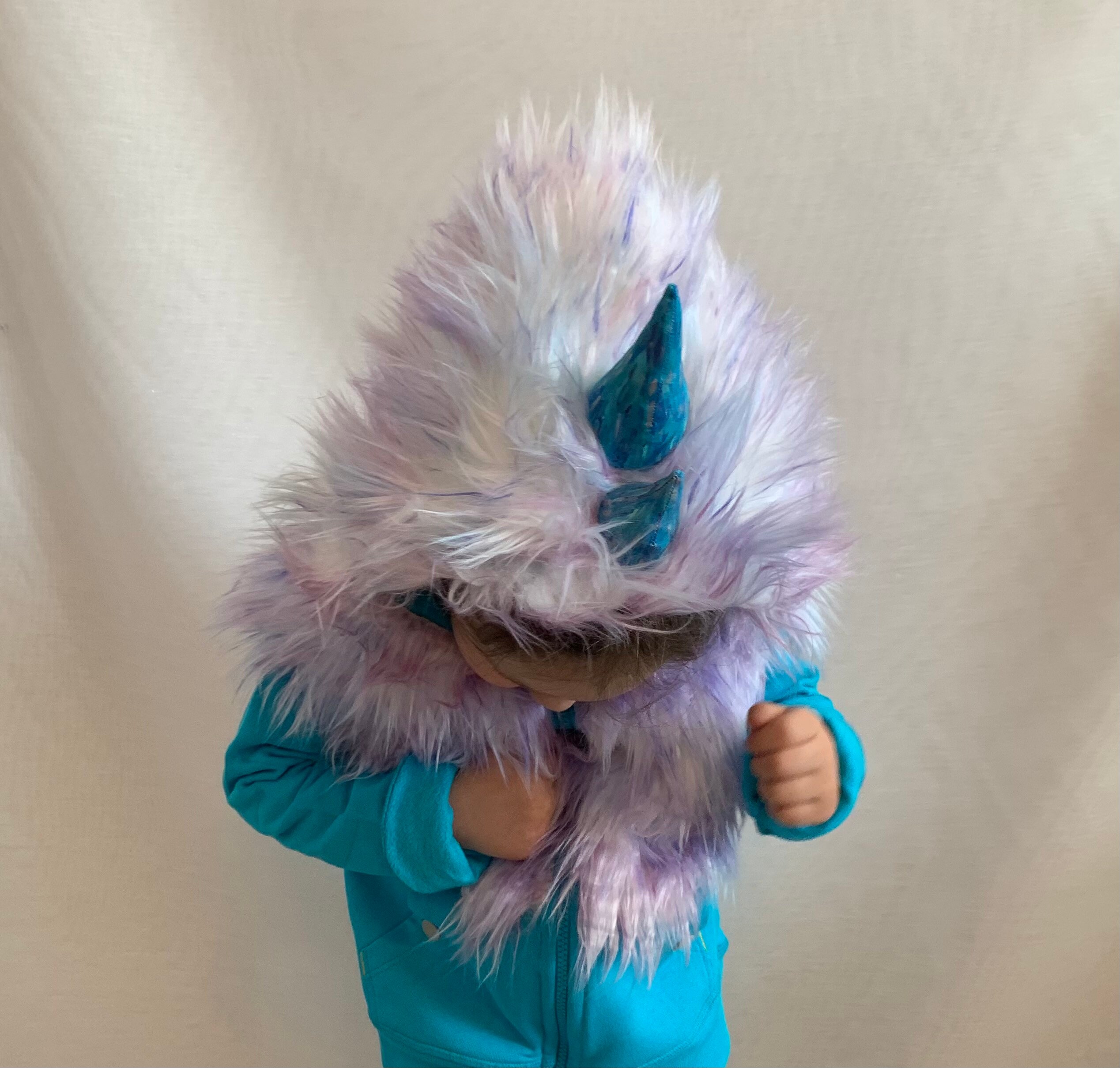 The Last Dragon Hoodie. Sisu Costume. Cosplay. Horns. Tail. - Etsy