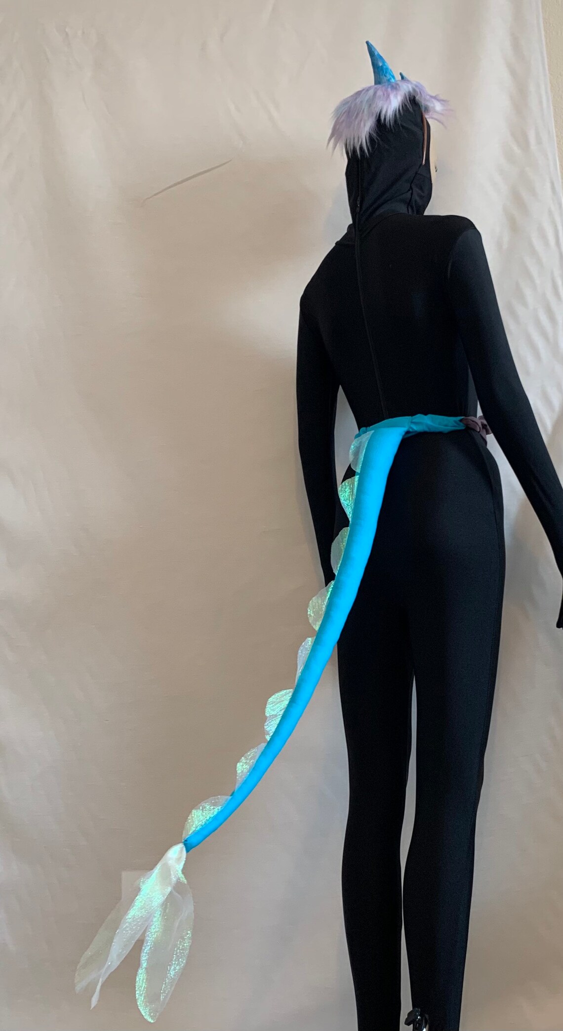 The Last Dragon Tail. Sisu Costume. Shimmery Blue Dragon Tail. - Etsy