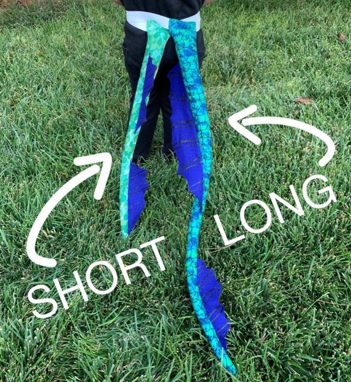 MINI Sea Monster Tail. Luca Alberto Tail With Fins. | Etsy