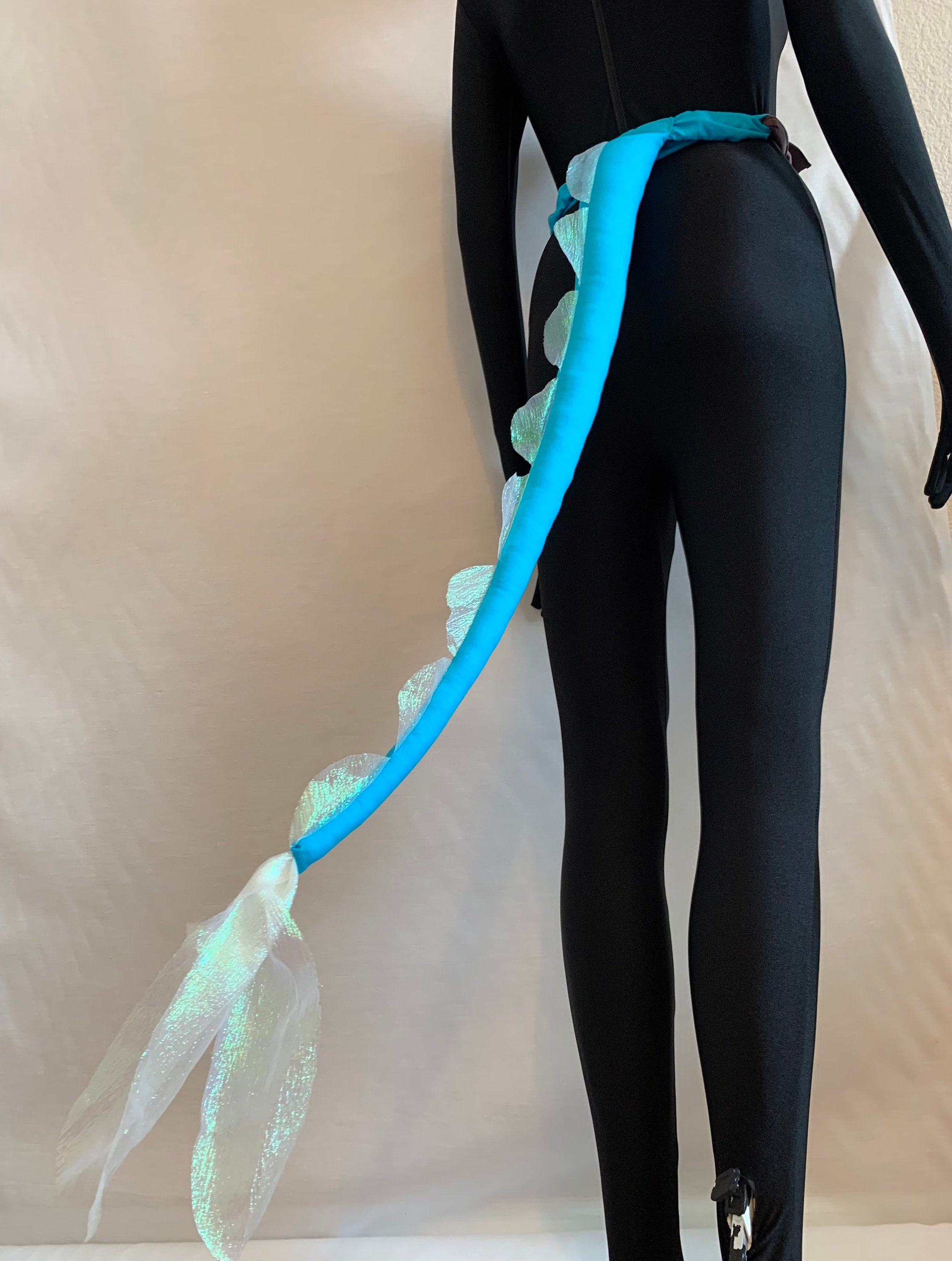 The Last Dragon Tail. Sisu Costume. Shimmery Blue Dragon Tail. - Etsy