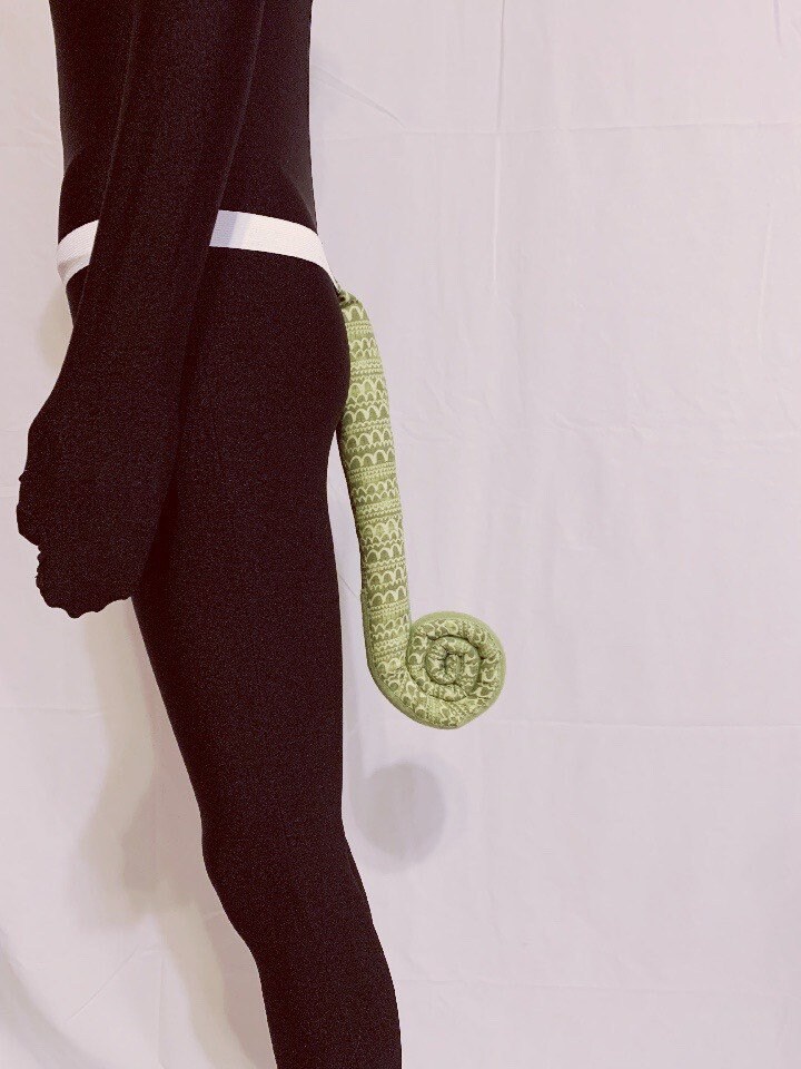 Chameleon Tail. Curl up Chameleon Tail. Pascal Tail. Dress up | Etsy