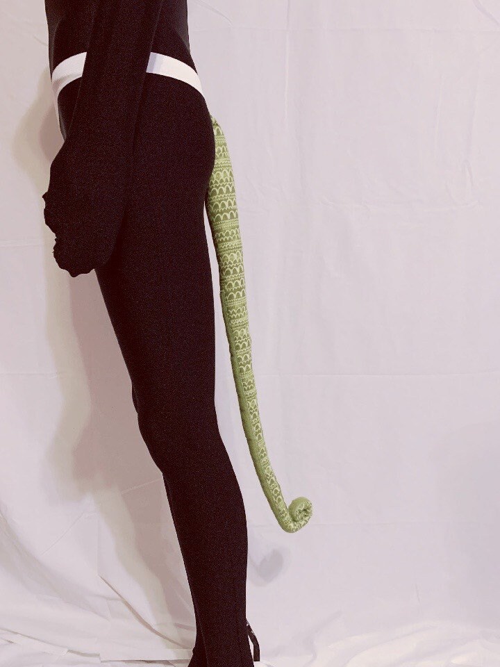 Chameleon Tail. Curl up Chameleon Tail. Pascal Tail. Dress up | Etsy