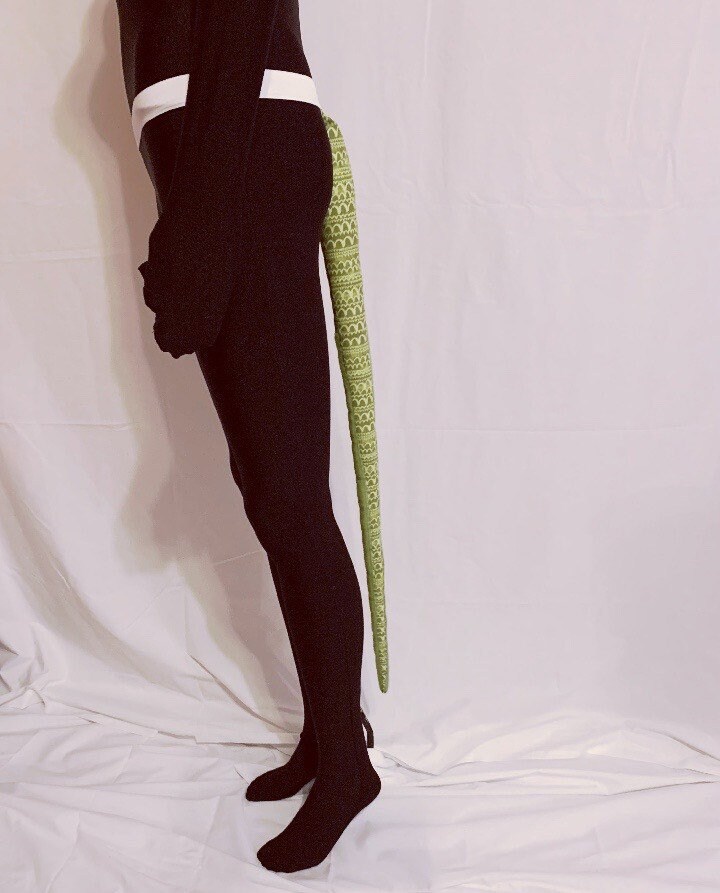 Chameleon Tail. Curl up Chameleon Tail. Pascal Tail. Dress up | Etsy