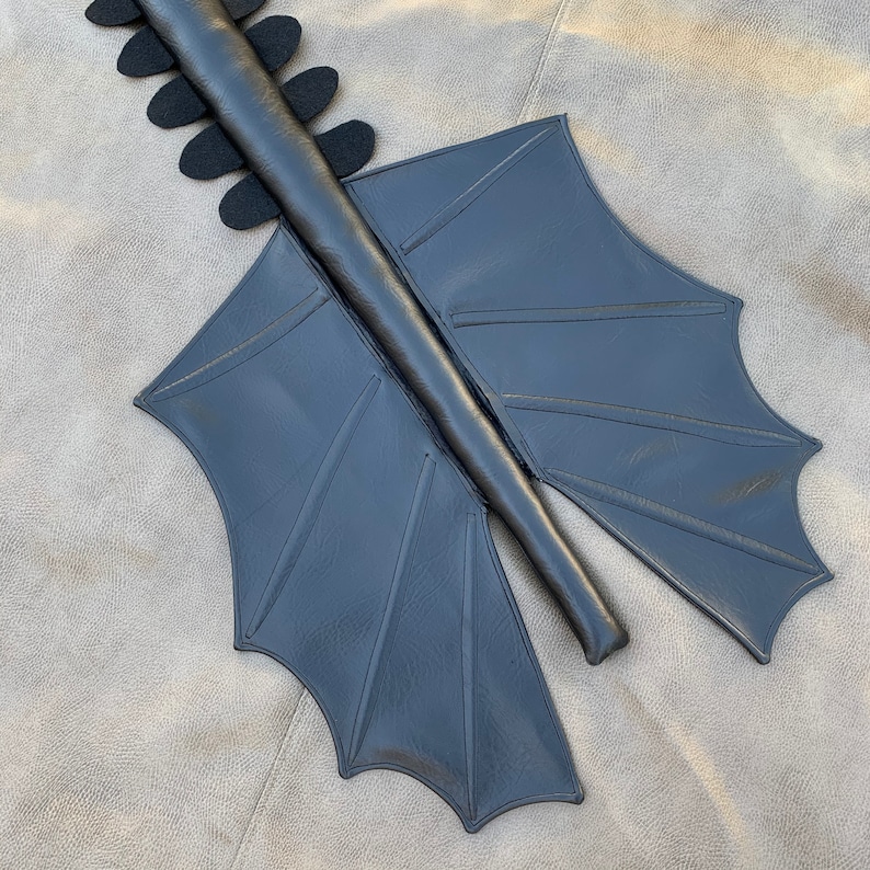 All Black Toothless Tail. How to Train Your Dragon. Alpha | Etsy