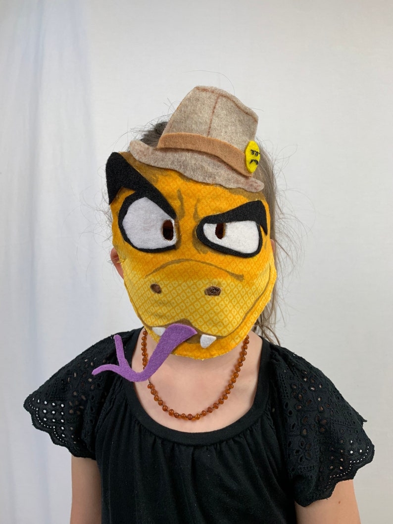 Mr. Snake Tail and Face Mask Set. Bad Guys Costume. - Etsy