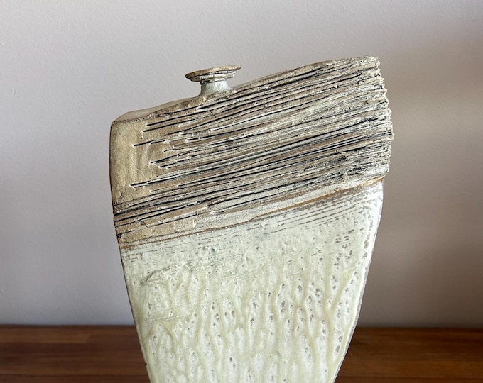Nelfa Querubin Tompkins Vintage Pottery Vessel 1995 - Rare Brutalist ...