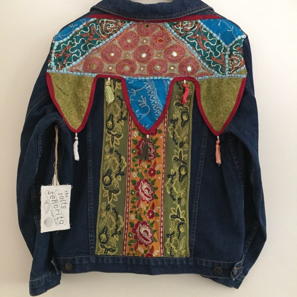 Embellished Denim Jacket - Etsy