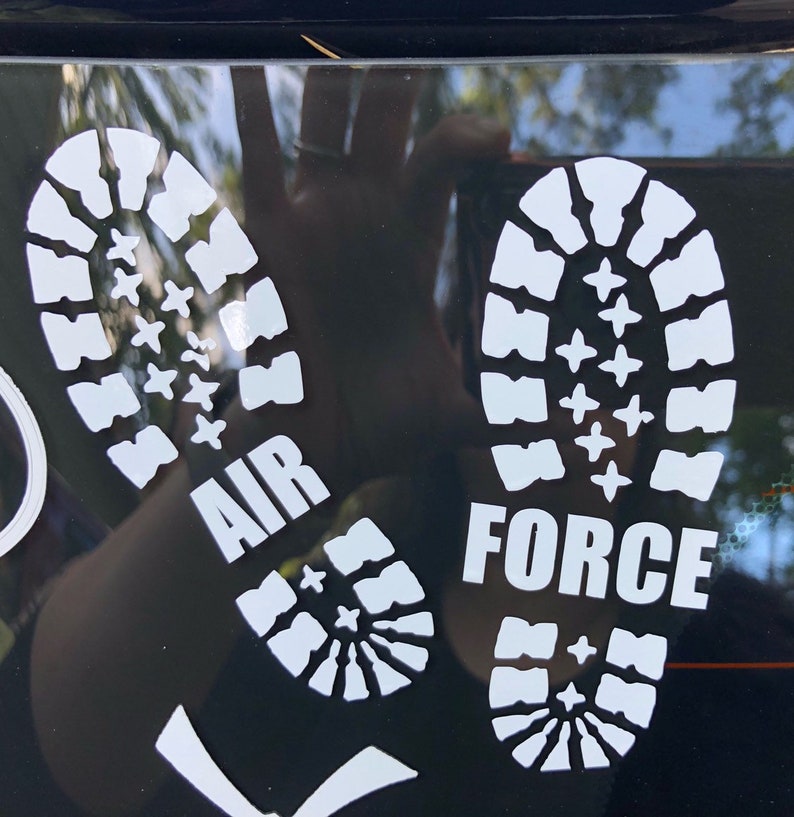 Air Force Boots Vinyl Decal - Etsy