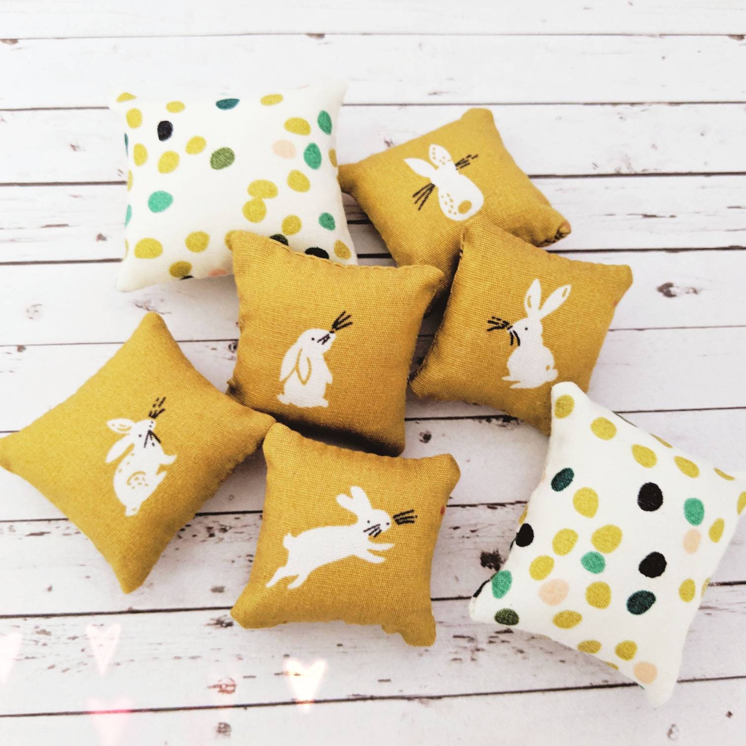 Miniature Easter Rabbit Cushions Easter Egg Pillow Decor - Etsy