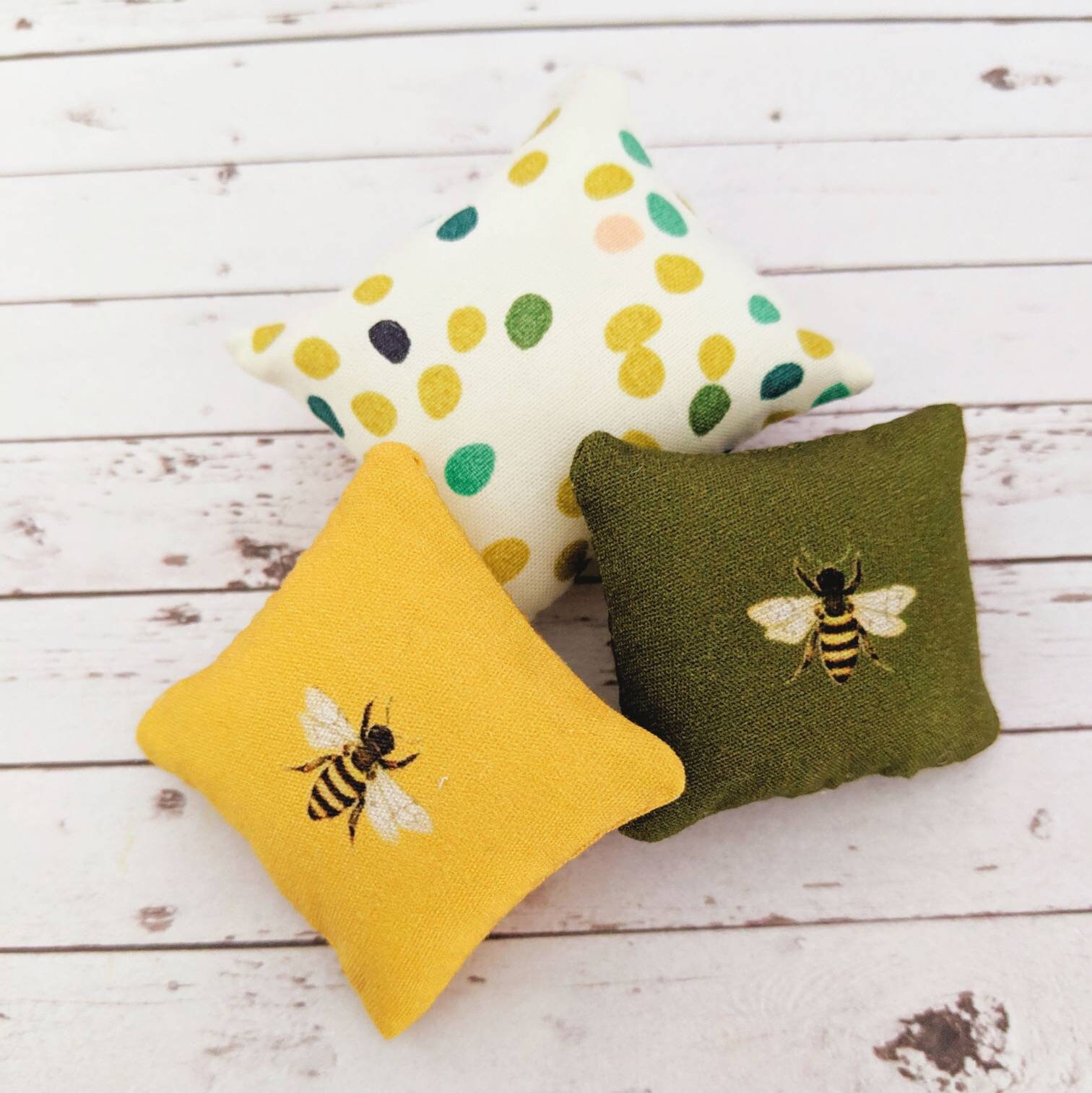 Miniature Bee Cushion Miniature Cushion Pillow Decor Modern - Etsy