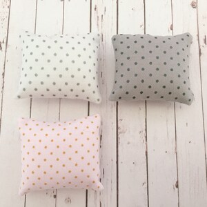 Miniature Dotty Cushion Miniature Cushion Pillow Decor - Etsy