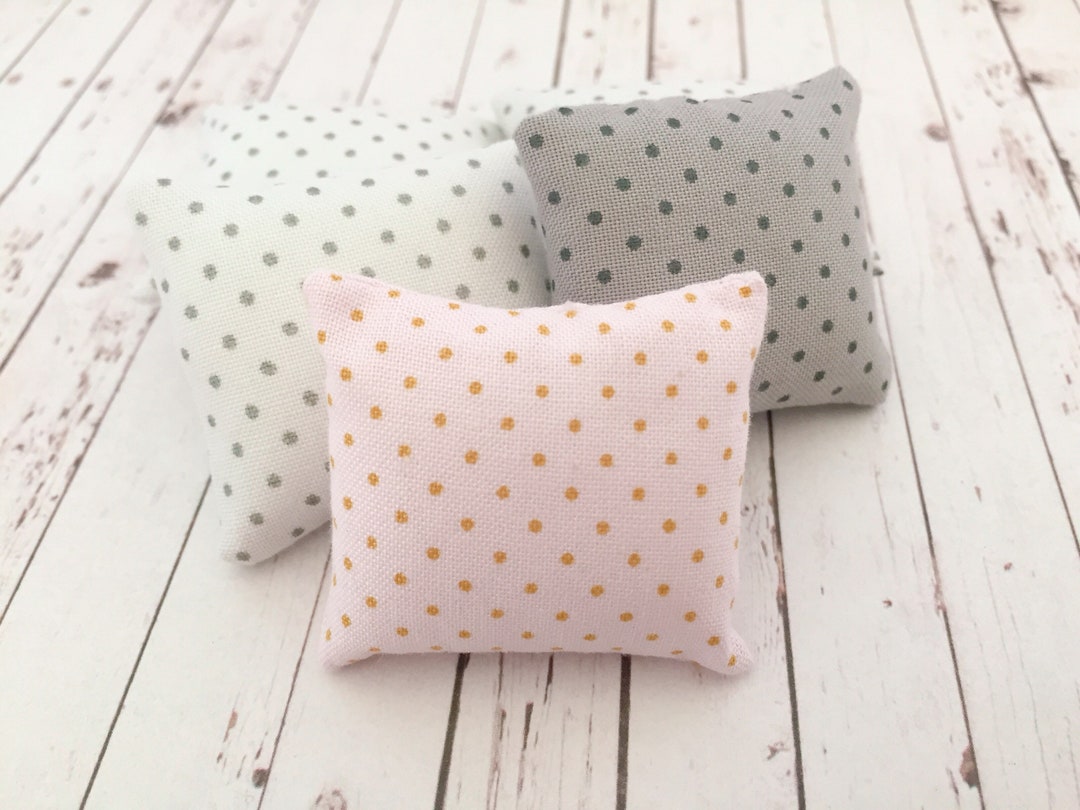 Miniature Dotty Cushion Miniature Cushion Pillow Decor - Etsy
