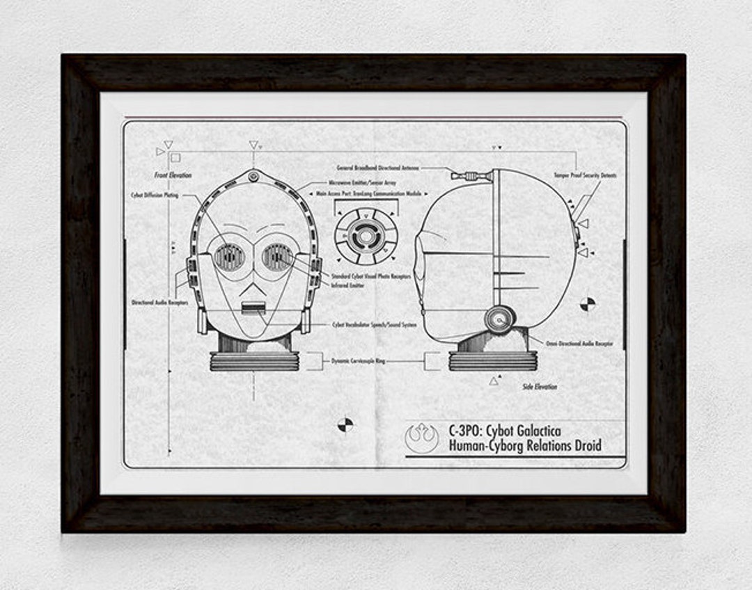 DOWNLOADABLE Star Wars C3P0 Print Oversized Poster Wall Art - Etsy