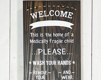 Special Needs Child Sign - Etsy