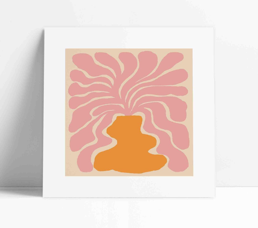 Retro Groovy Print 10"x10" Super Heavyweight Matte Print - Etsy