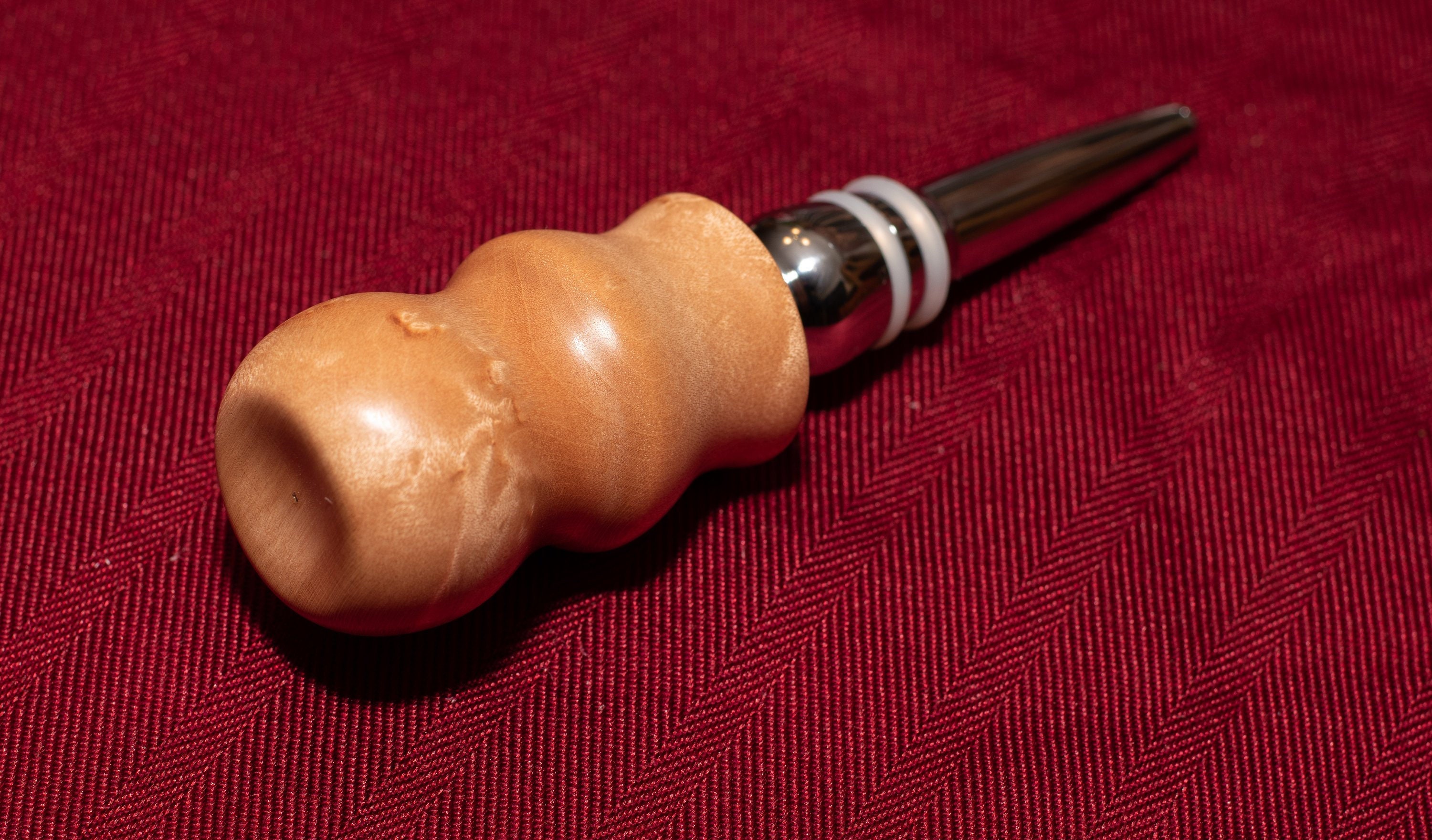 Hand Turned Timeless Timber Maple Wine Bottle Stopper - Etsy
