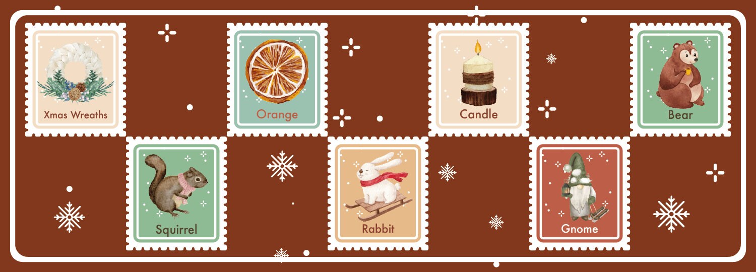 Christmas Bingo Set 20x Cards Printable Christmas Game Kid Educational ...