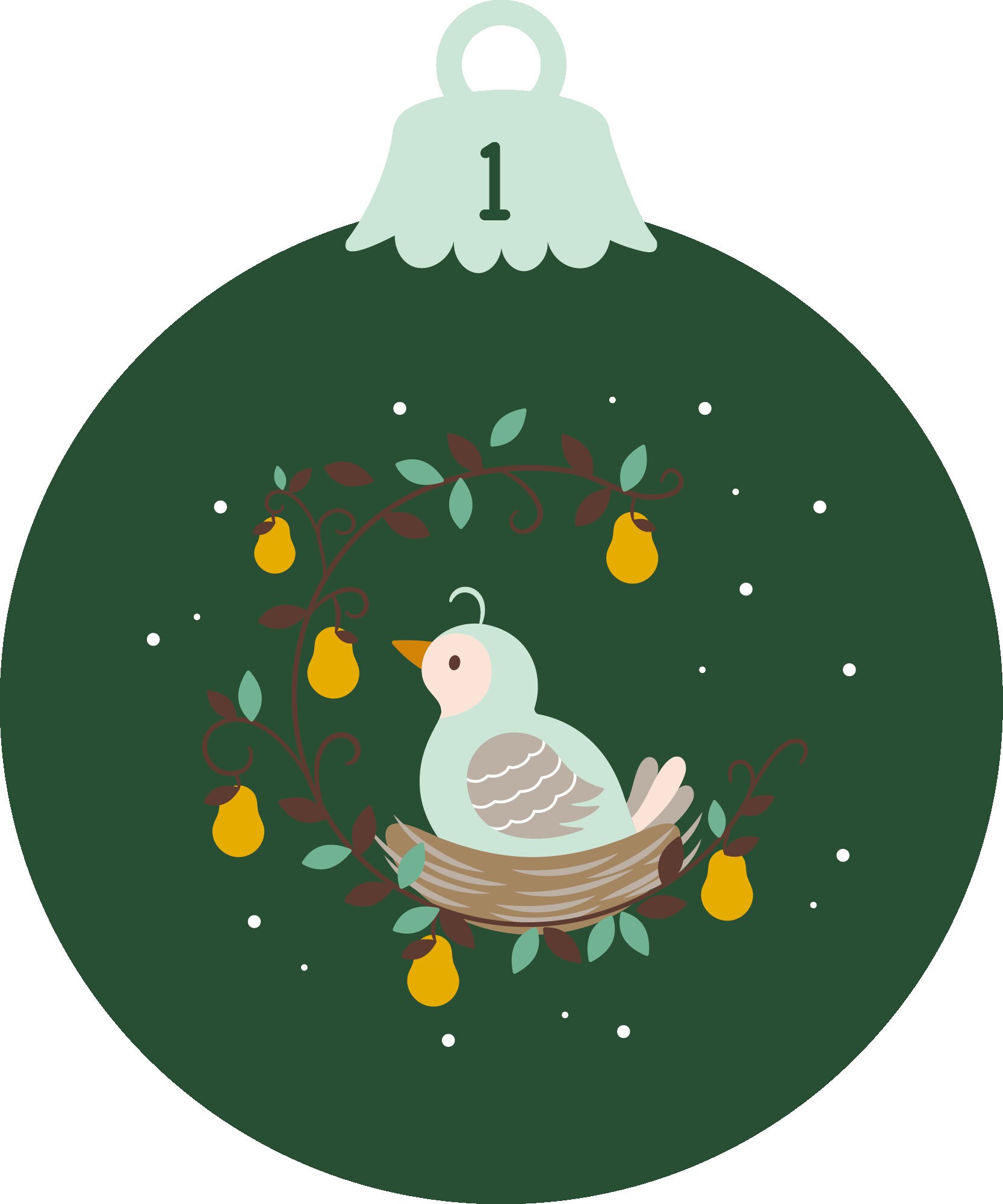 12 Days of Christmas Animated Greeting Card Template SVG Printable ...