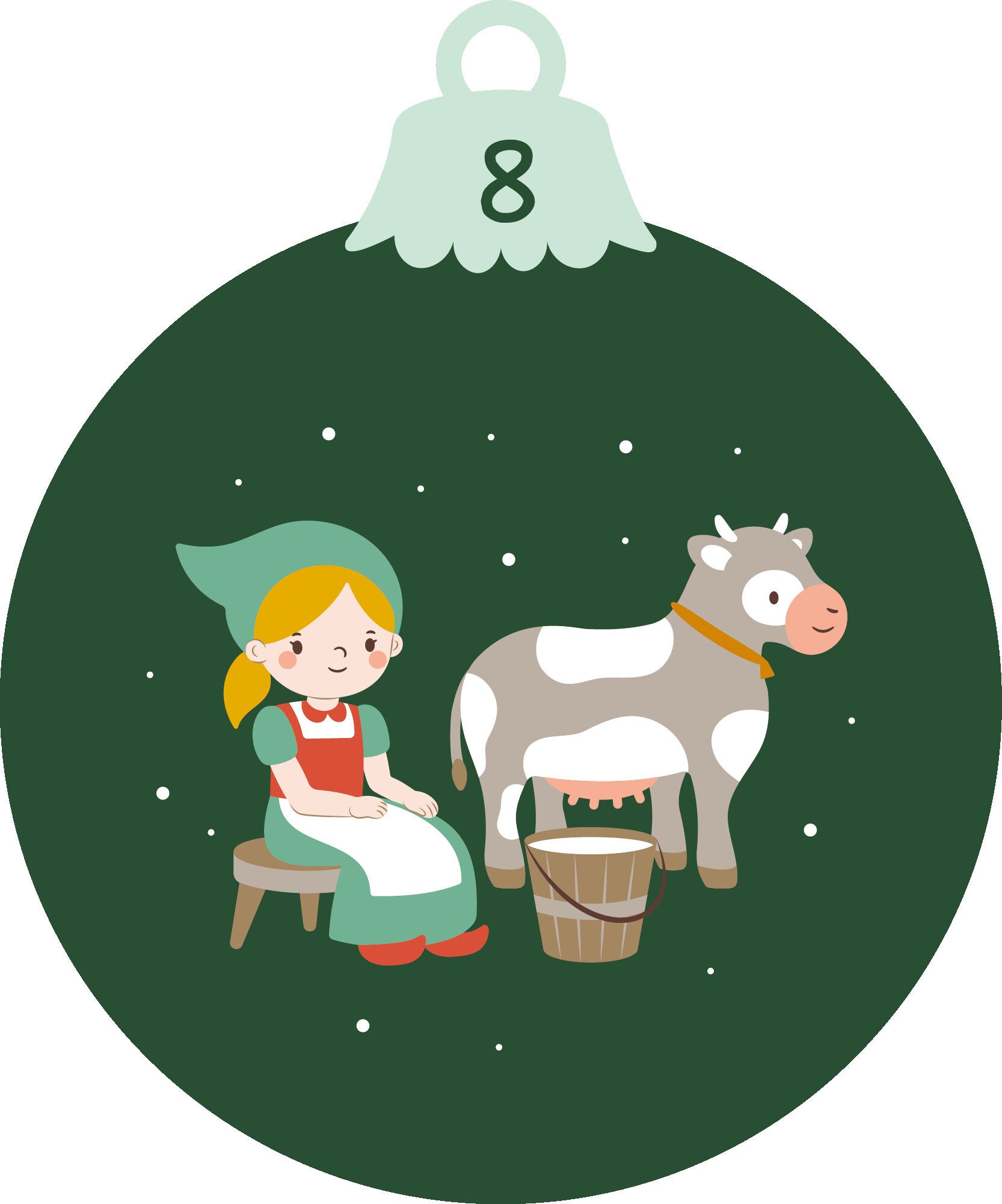 12 Days of Christmas Animated Greeting Card Template SVG | Printable ...