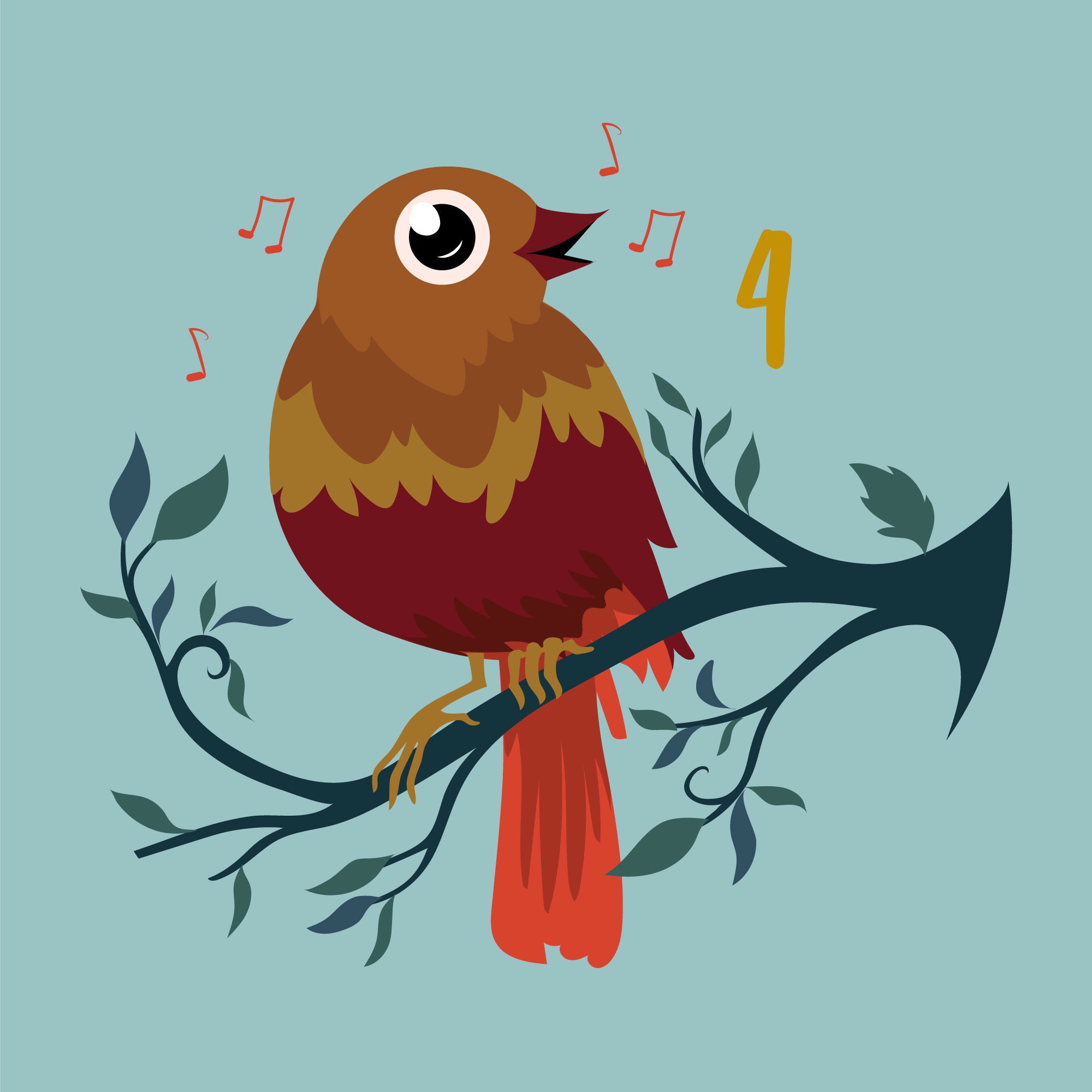 Animated 12 Days of Christmas Greeting Card Template SVG | Printable ...