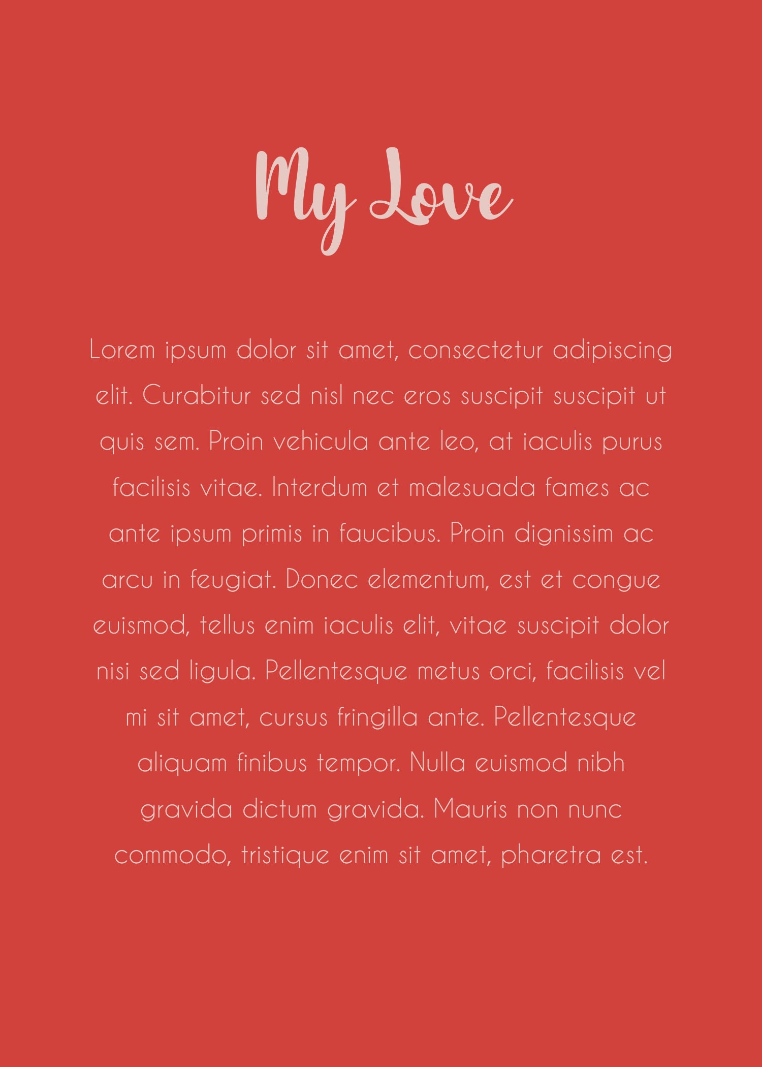 Valentine's Day Editable Love Card Printable Digital - Etsy