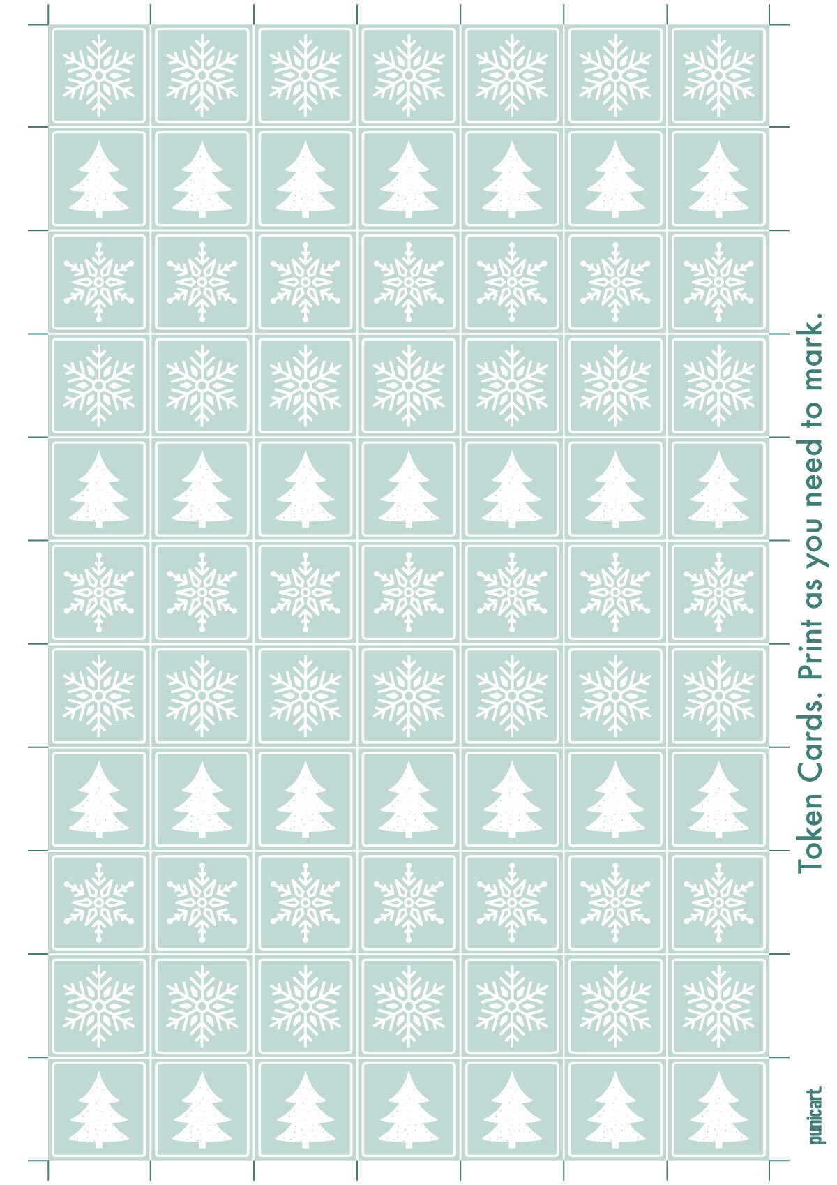 Christmas Bingo Set 20x Cards Printable Christmas Game Kid Educational ...