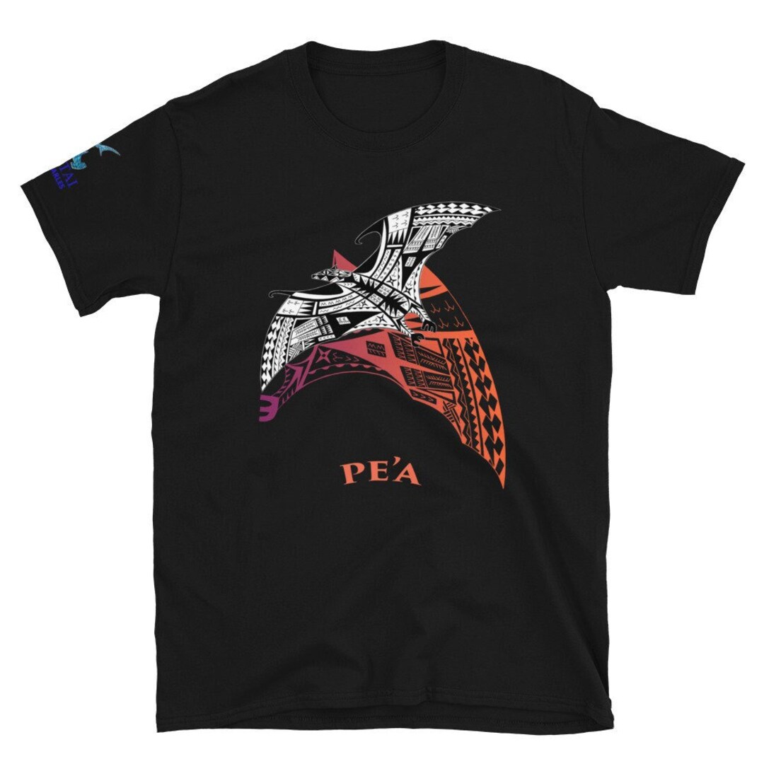 Polynesian Bat T-shirt, Samoan Inspired Bat T-shirt, Tribal Bat T-shirt ...