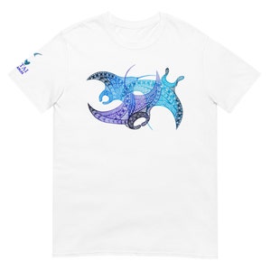 The 3 Manta Rays Polynesian Inspired Short-sleeve Unisex T-shirt ...