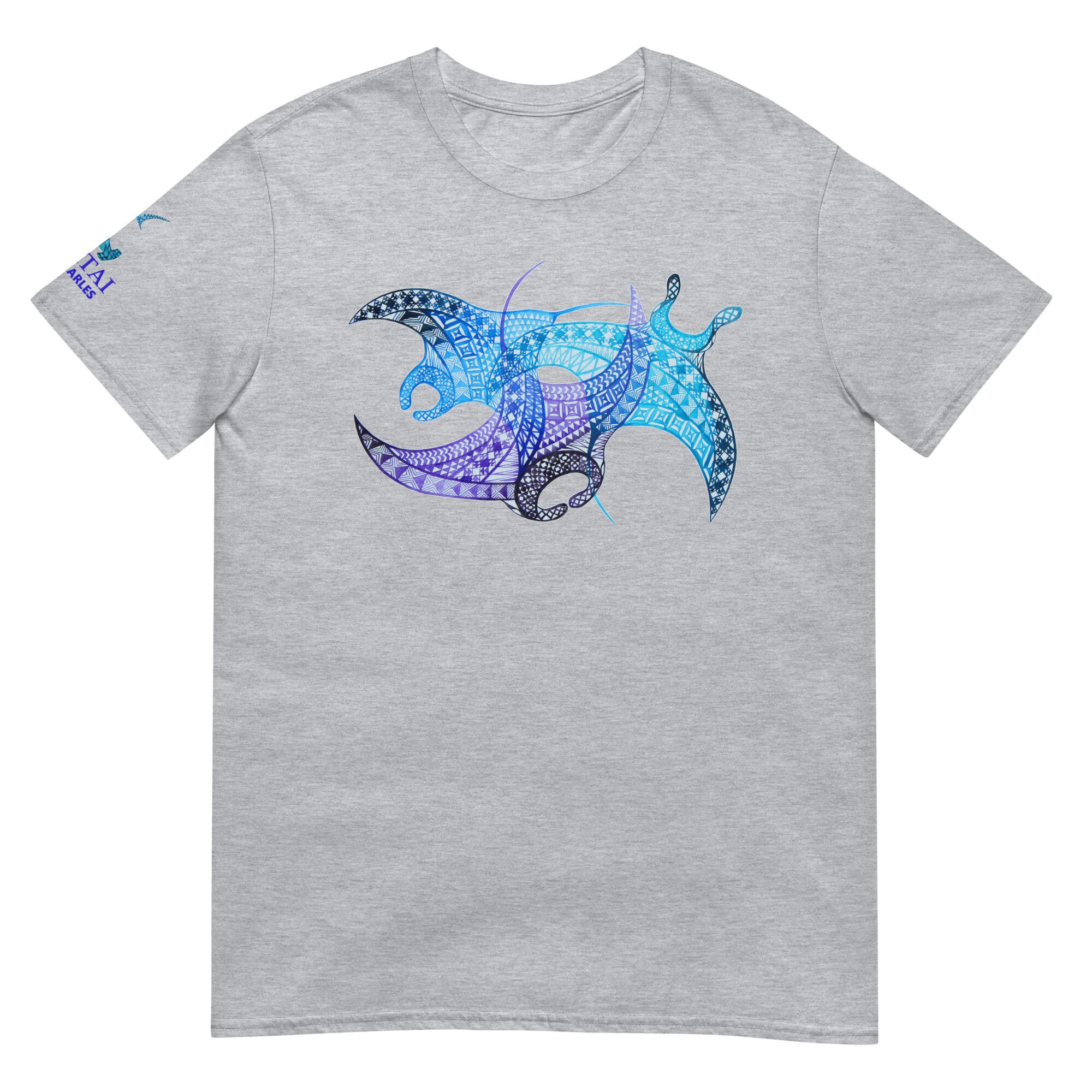 The 3 Manta Rays Polynesian Inspired Short-sleeve Unisex T-shirt ...