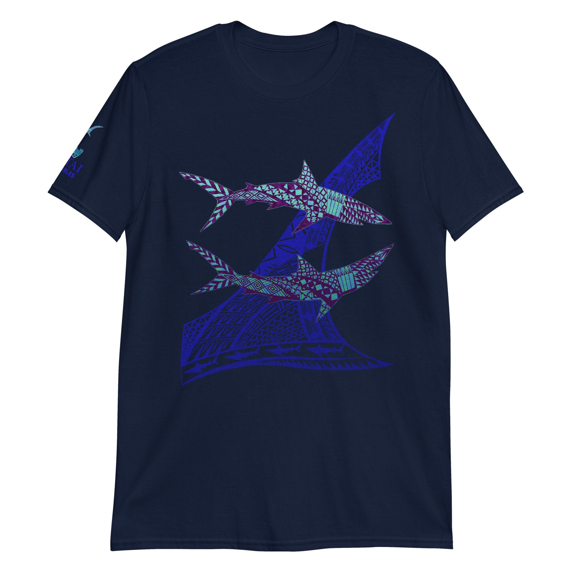 Mako Shark Tee, Pacific Island Mako Tee, Tribal Mako T-shirt ...