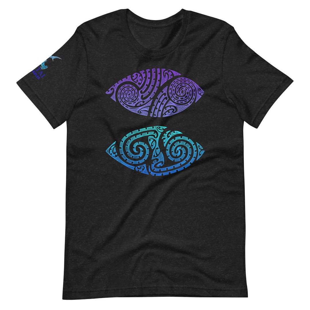 Maori Moko Art T-shirt, Tribal Polynesian Design, Unisex Tee - Etsy