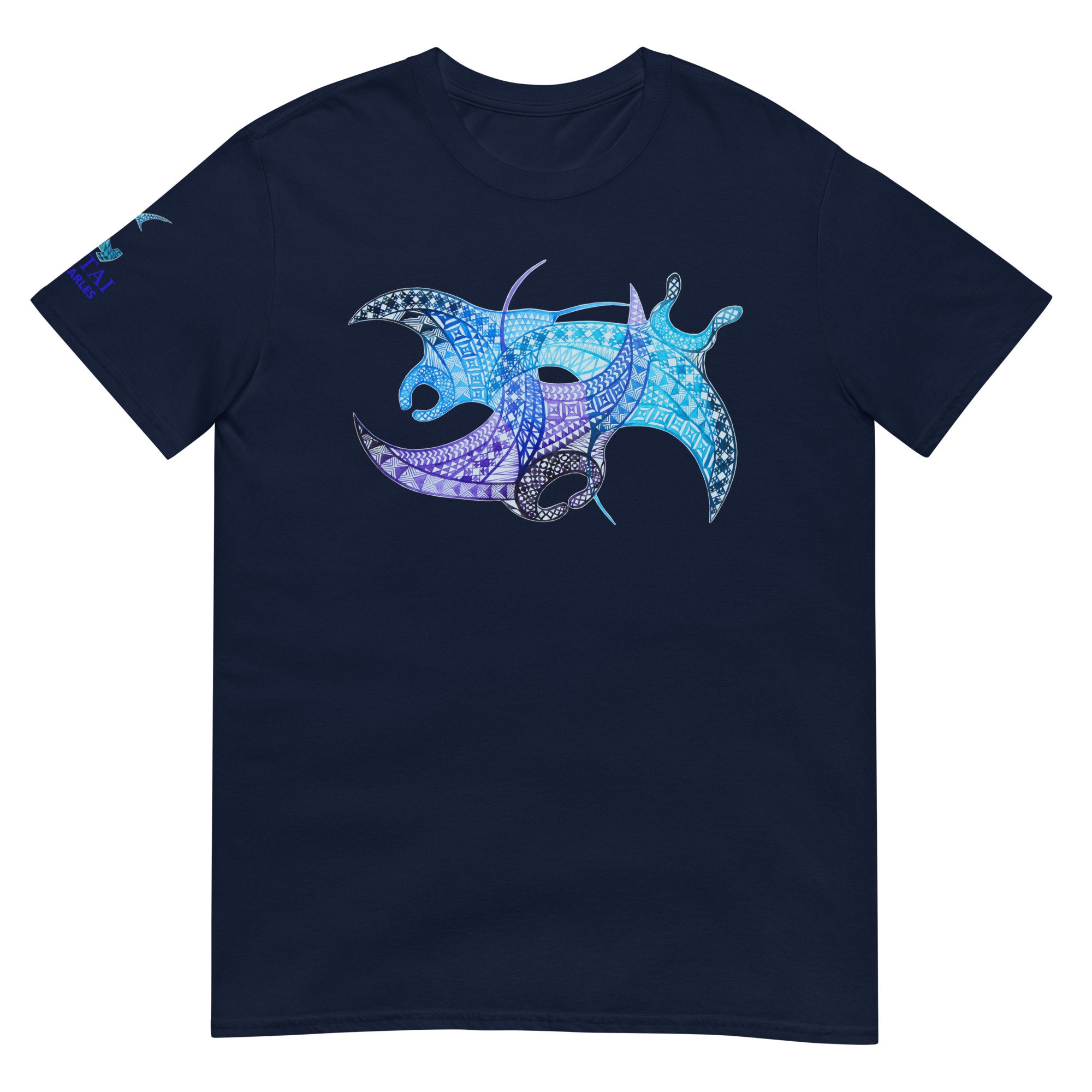 The 3 Manta Rays Polynesian Inspired Short-sleeve Unisex T-shirt ...