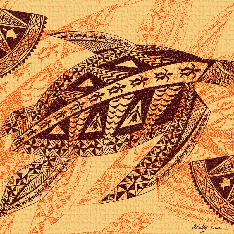 Polynesian Fabric - Etsy