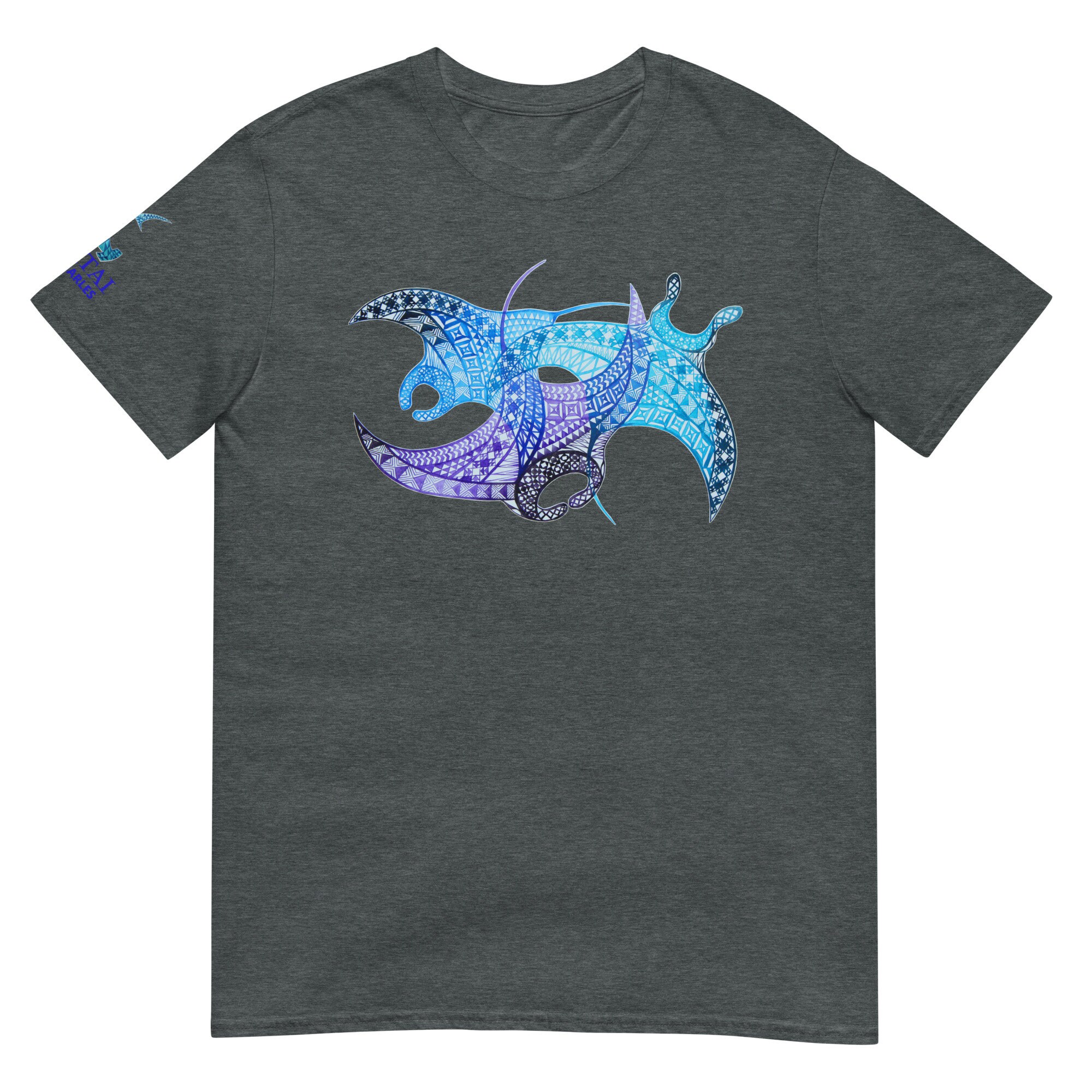 The 3 Manta Rays Polynesian Inspired Short-sleeve Unisex T-shirt ...